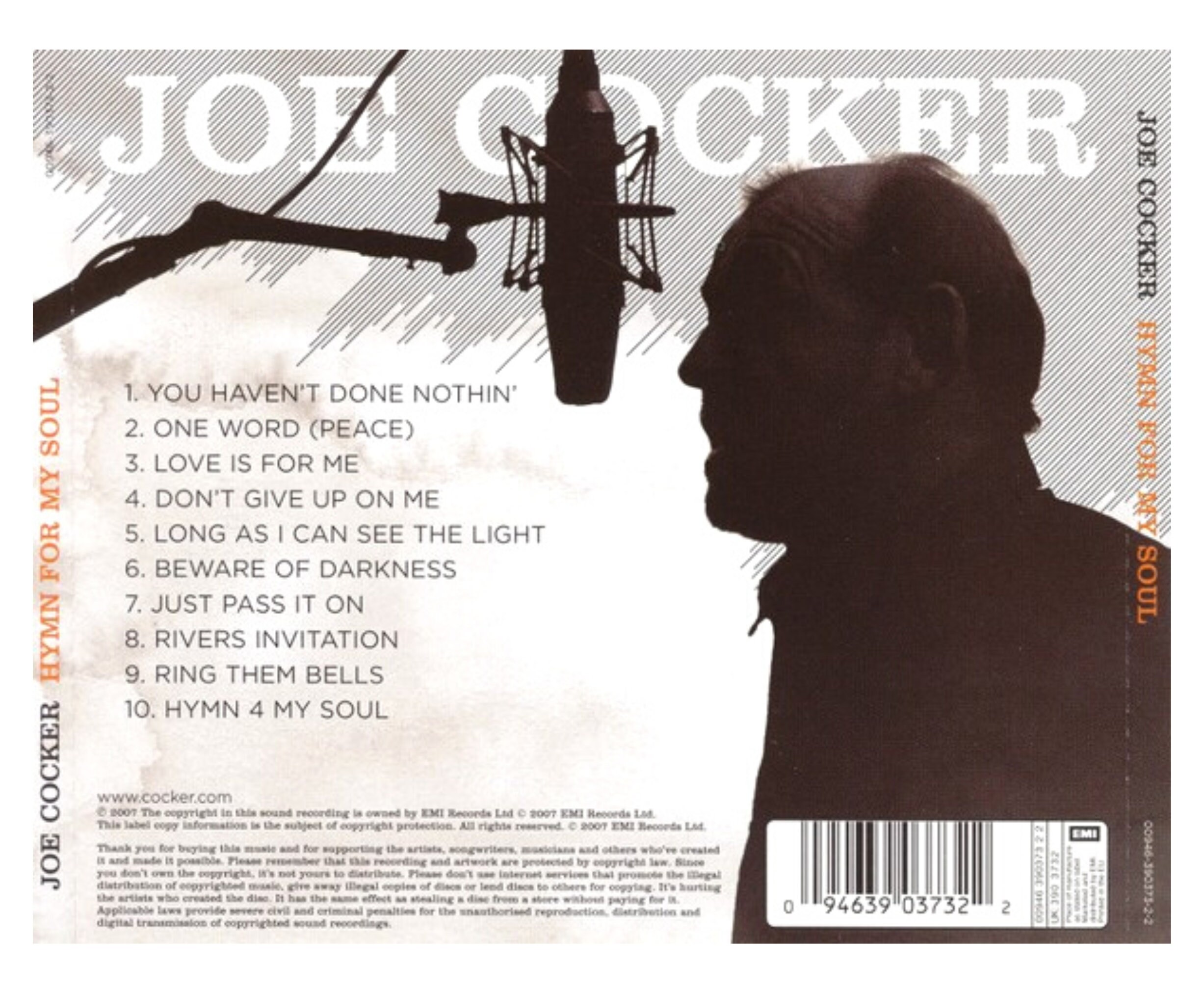 Hymn for My Soul Joe Cocker Album CD, Classic Pop Rock Music, Best ...
