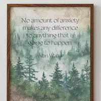 Alan Watts Oil Painting Art Print Portrait POSTER 1 | Spirituality ...