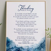 Thinking Poem in a Contemporary Script Font Walter Wintle Poetry Decor ...