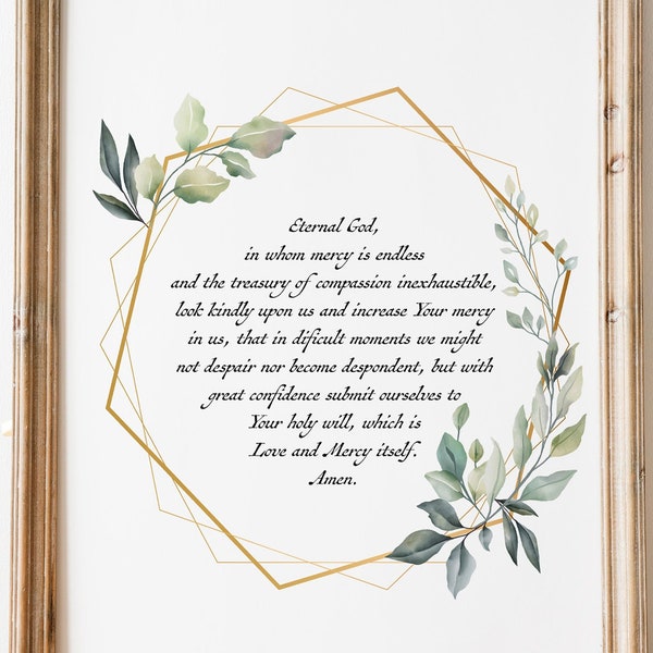 Divine Mercy Poster - Etsy