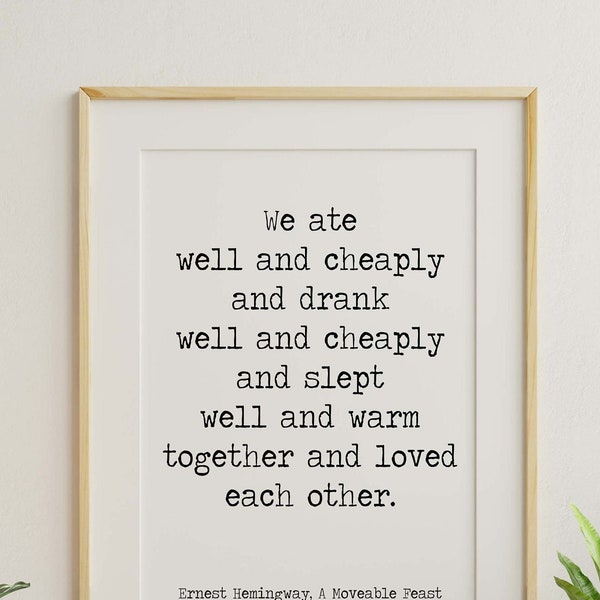 A Moveable Feast - Etsy