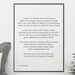 Desiderata Poem Print Literary Wall Art With Monstera Leaves ...