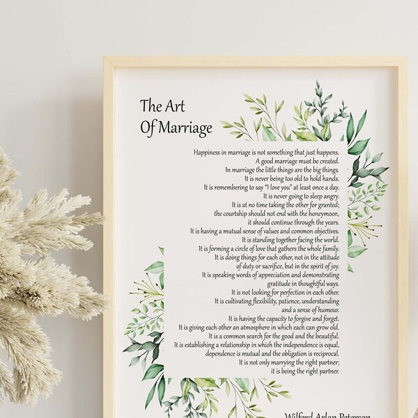 Marriage Wall Art - Etsy
