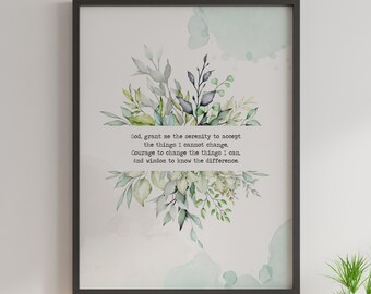 7th Step Prayer Poster AA NA Seventh Alcoholics & - Etsy