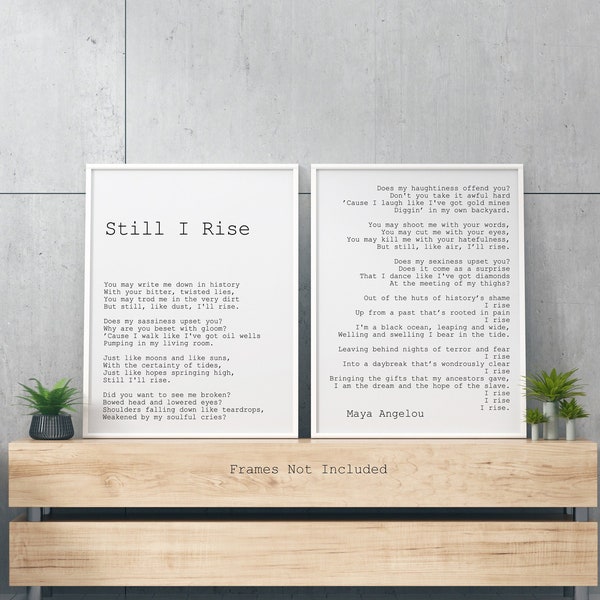 Still I Rise - Etsy