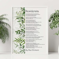 Desiderata - Etsy