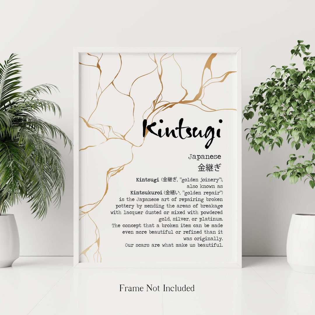 Kintsugi Definition Print: Japanese Wabi Sabi Zen Art - Etsy