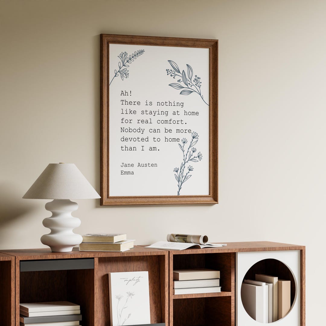 Jane Austen Emma Quote Print - Etsy