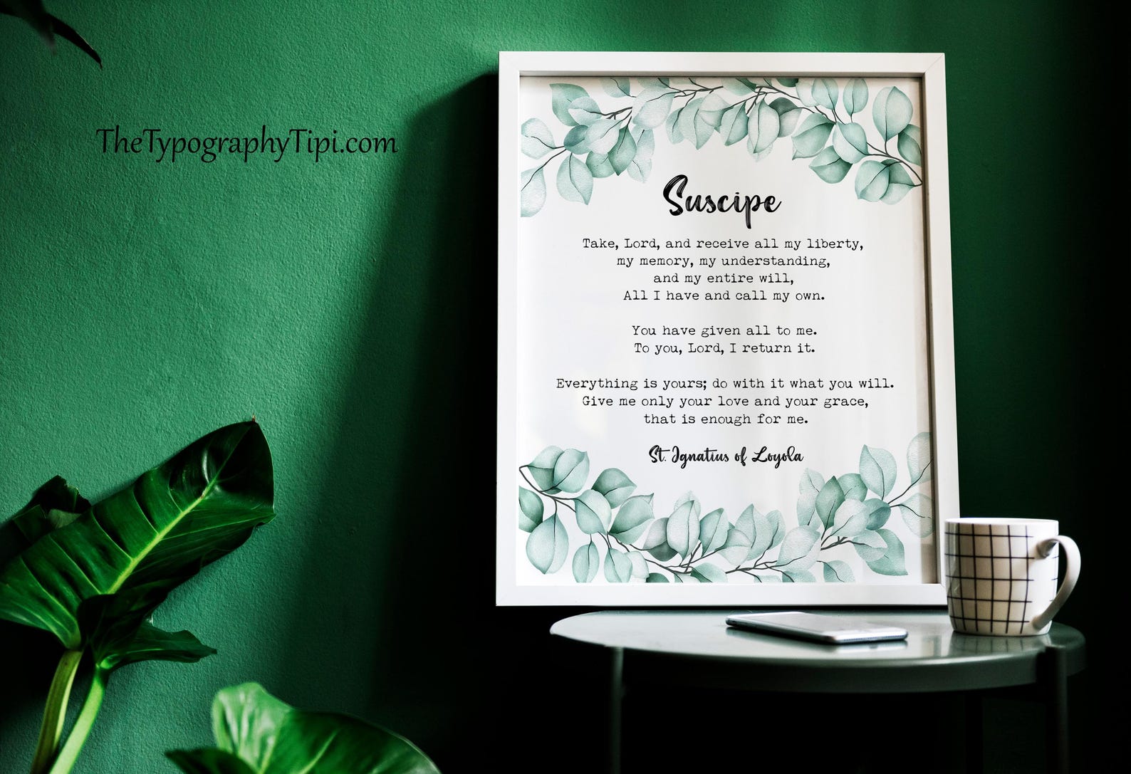 Suscipe Prayer Print St. Ignatius Prayer, Framed & Unframed Options - Etsy