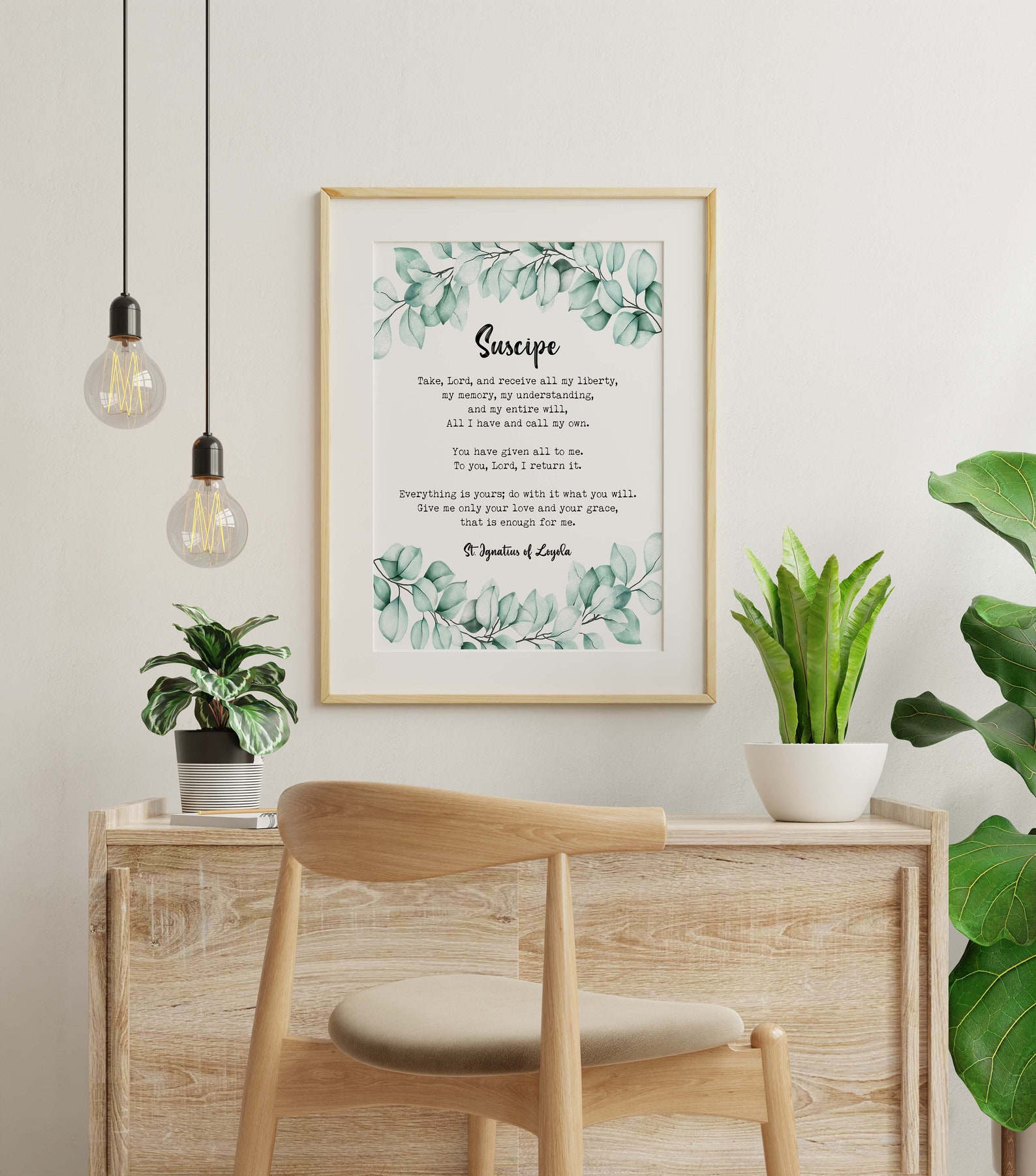 Suscipe Prayer Print St. Ignatius Prayer - Etsy