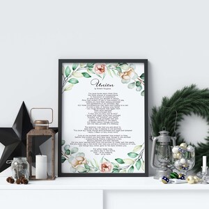 Union by Robert Fulghum Wedding Poem Wall Art Full Poem - Etsy