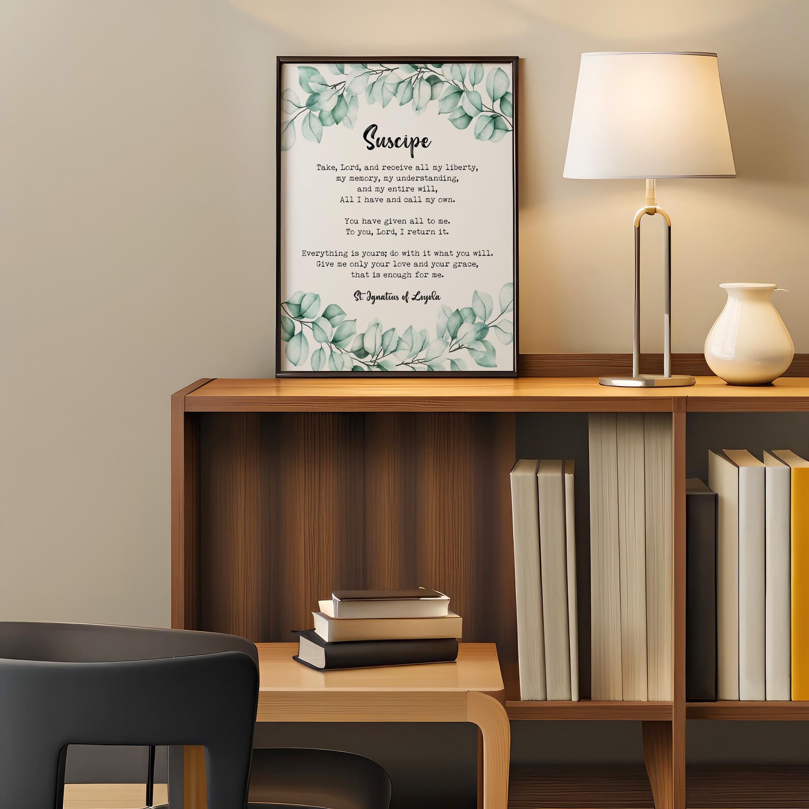Suscipe Prayer Print St. Ignatius Prayer, Framed & Unframed Options - Etsy