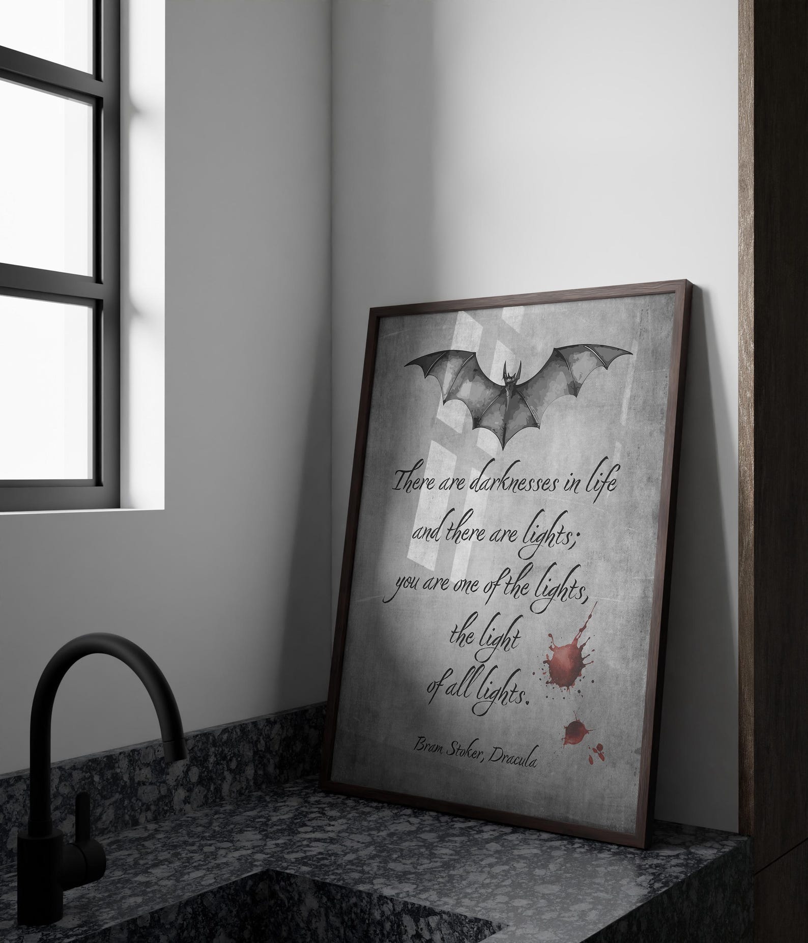 Dracula Quote Print: Bram Stoker Literary Art, Vintage Style - Etsy