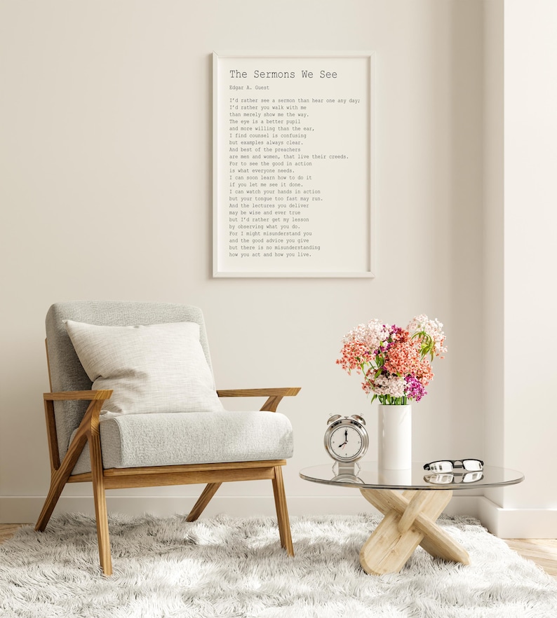 Edgar A. Guest Poem Print: Inspirational Office Wall Art - Etsy