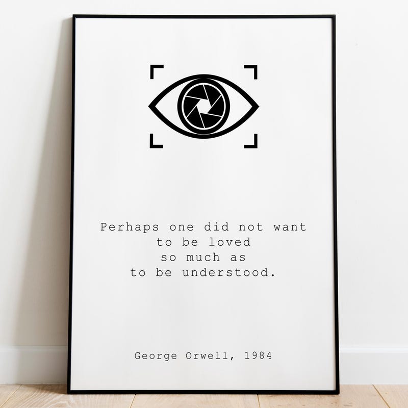 1984 George Orwell Poster - Etsy