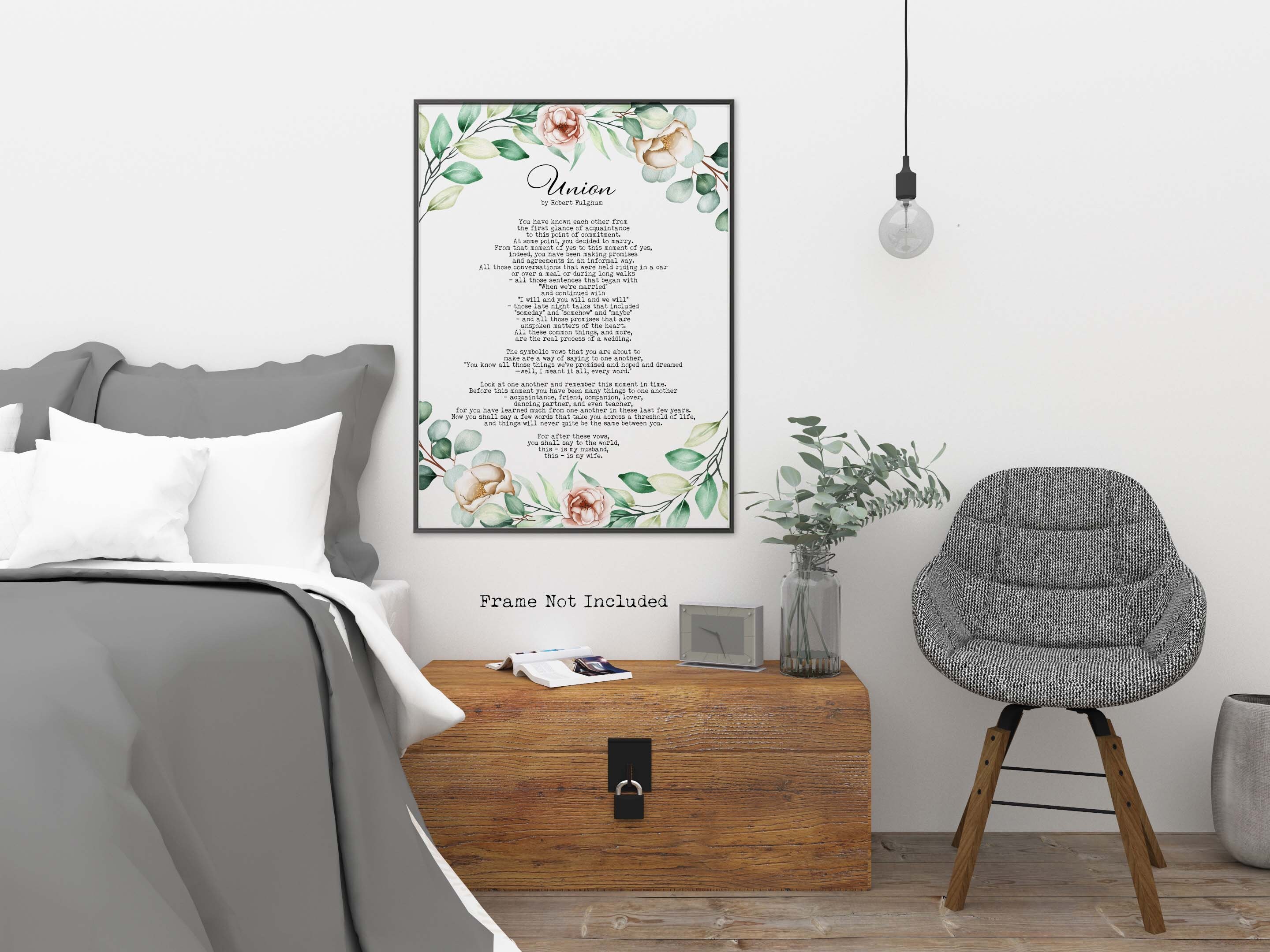 Union by Robert Fulghum Wedding Poem Wall Art Full Poem - Etsy