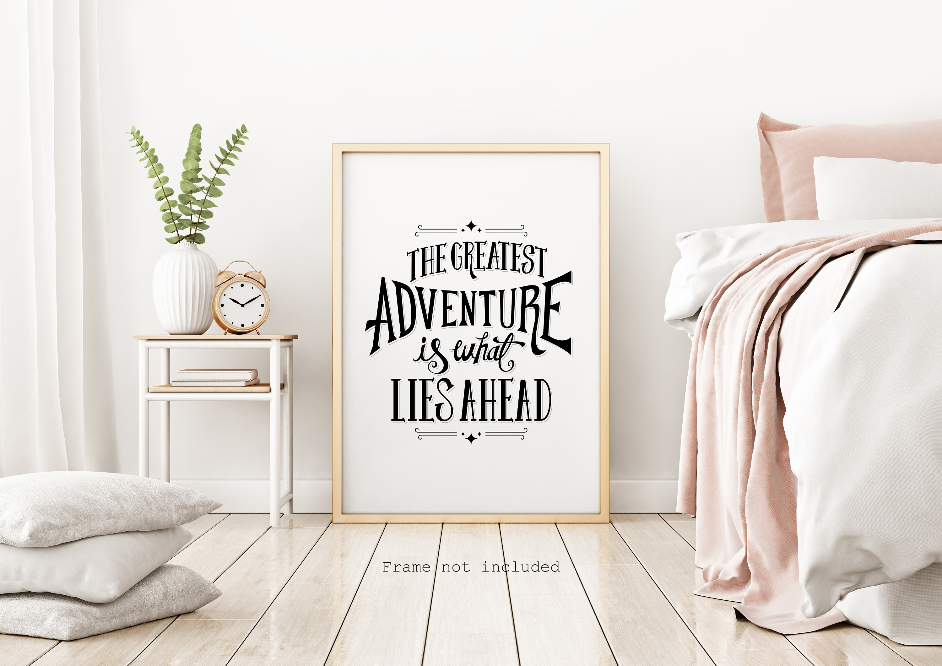 The Greatest Adventure is What Lies Ahead UNFRAMED Travel | Etsy