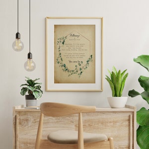 Rainer Maria Rilke Poem Pathways "you Come Too" Poetry Art Print ...