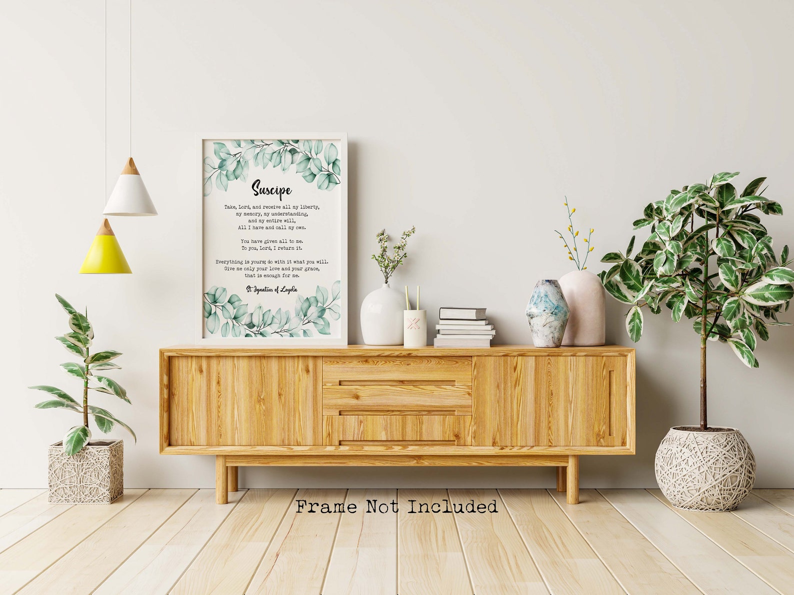 Suscipe Prayer Print St. Ignatius Prayer, Framed & Unframed Options - Etsy