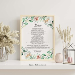 Union by Robert Fulghum Wedding Poem Wall Art - Full Poem - Framed ...