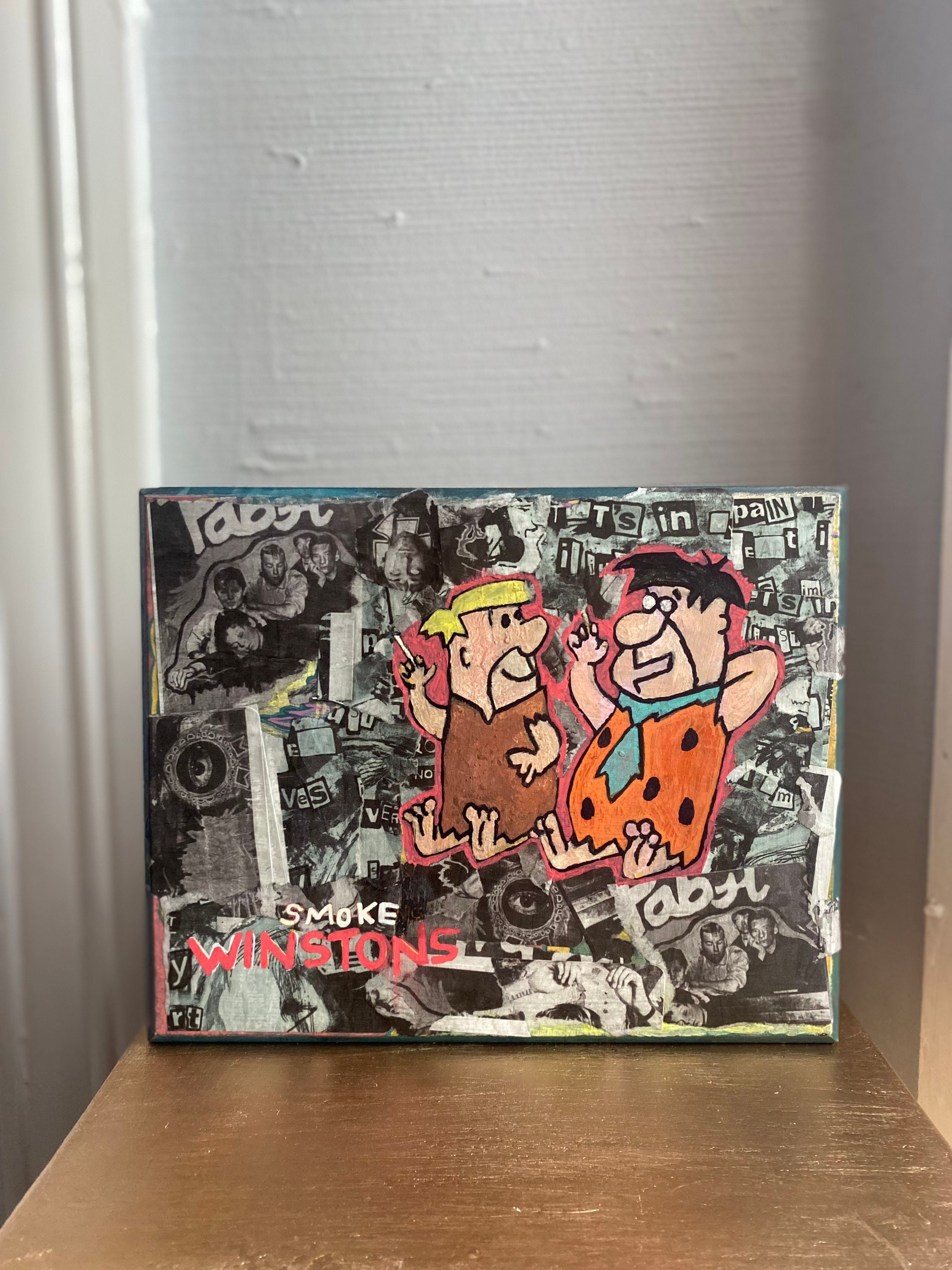 BEAVIS BUTTHEAD STEWART acrylic painting art canvas mtv mike judge ...