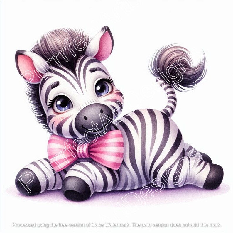 10 Adorable Zebra Clip Art, Digital Art Download - Etsy