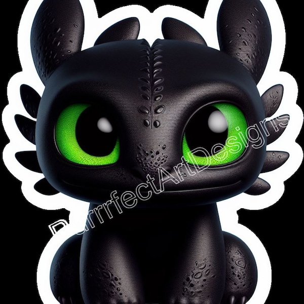 Toothless Dragon - Etsy