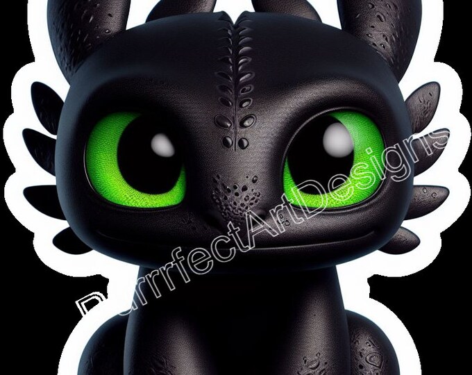 Toothless and Stitch Watercolor Splash, Clipart Images, Graphics and ...