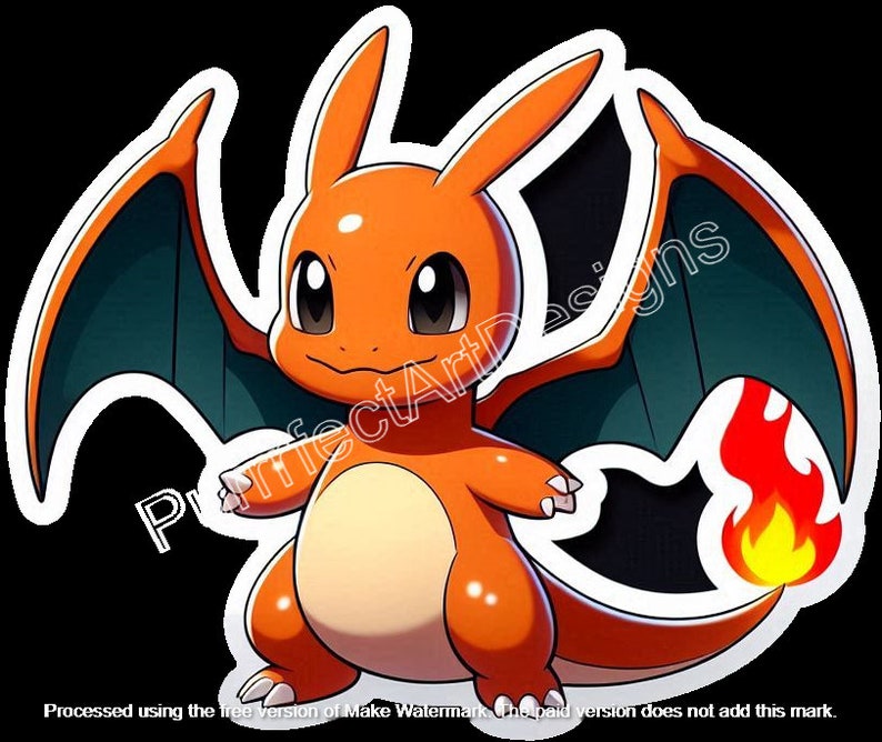 10 Cool Charizard Clip Art, Digital Art Download - Etsy