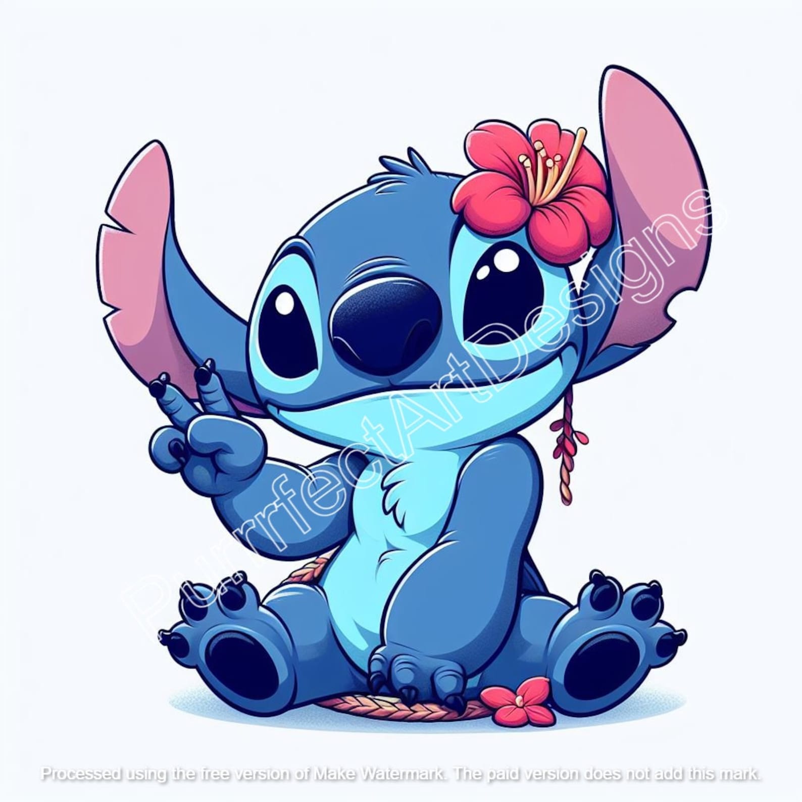 5 Adorable Stitch Clip Arts, Digital Art Download - Etsy