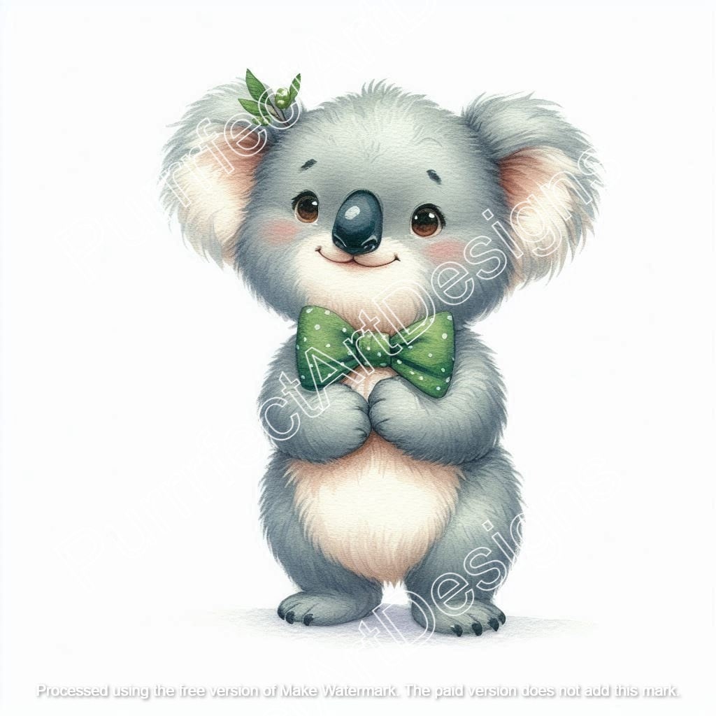 10 Adorable Koala Clip Art, Digital Art Download - Etsy
