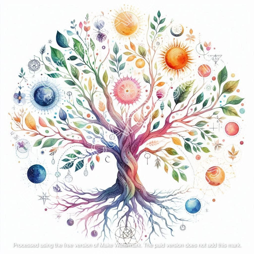 10 Stunning Tree of Life Clip Art, Digital Art Download - Etsy