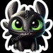 5 Cute Toothless Dragon Clip Arts, Digital Art Download - Etsy