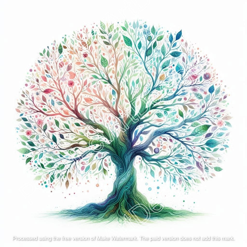 10 Stunning Tree of Life Clip Art, Digital Art Download - Etsy