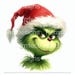 10 Cute Mischievous Grinch Clip Art, Digital Art Download - Etsy