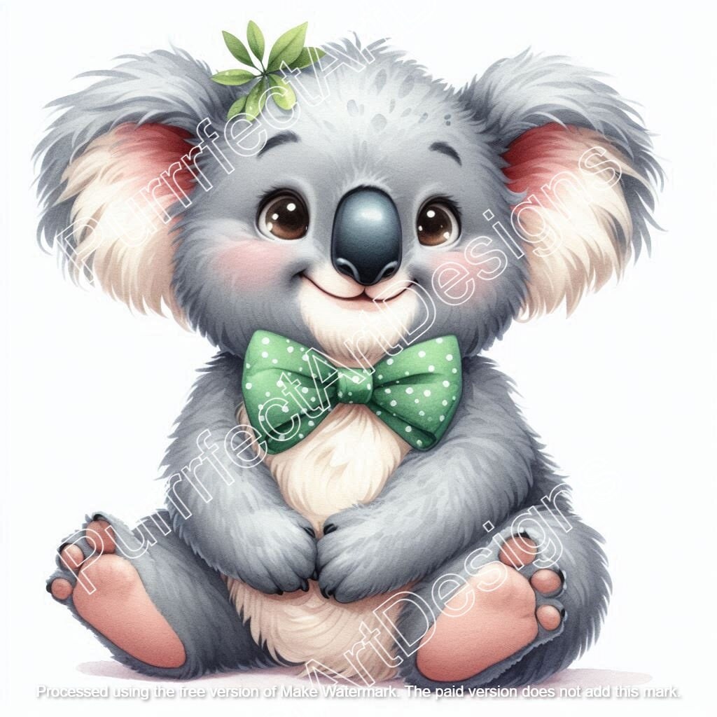 10 Adorable Koala Clip Art, Digital Art Download - Etsy