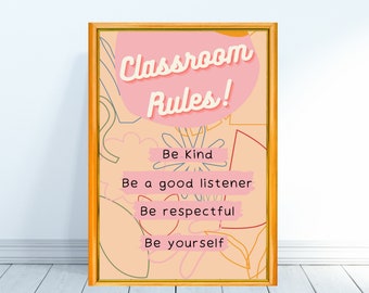Inspirational Classroom Posters Pinks | Etsy