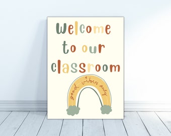 Welcome to Our Classroom Poster 2' X 3' - Etsy