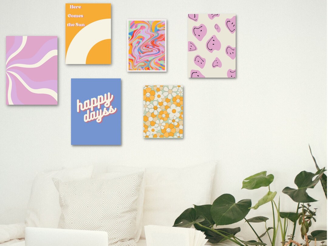 Retro Wall Art - Etsy