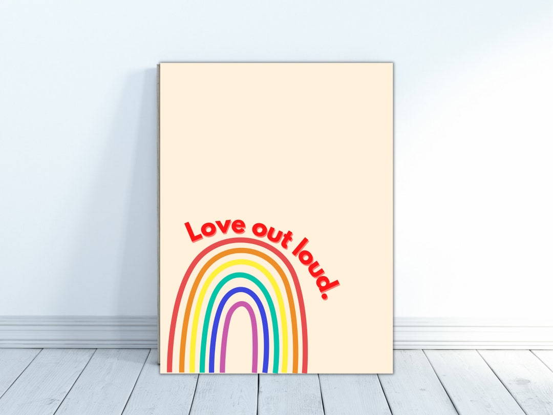 Love Out Loud Poster - Etsy