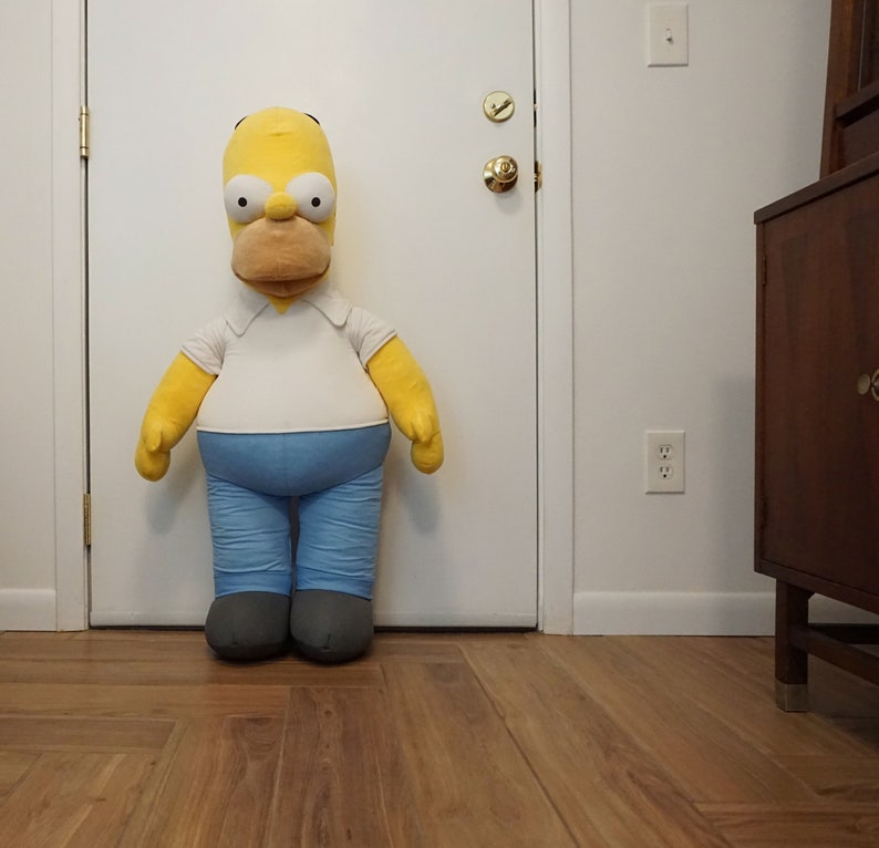 Homer Simpson Large Plush Doll - Etsy