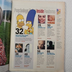 Psychology Today Magazine July 2003 Featuring Homer Simpson - Etsy