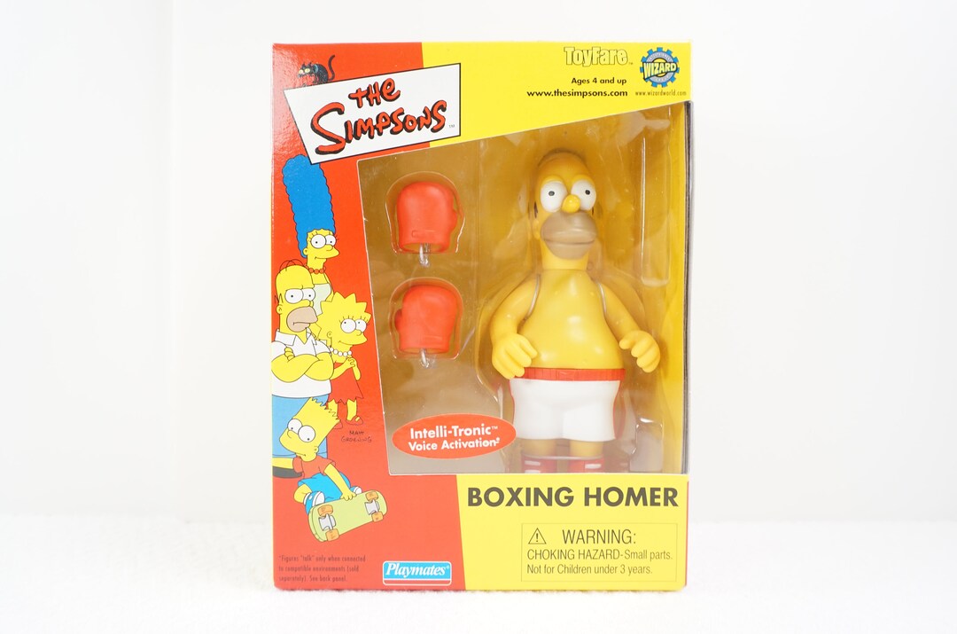 Boxing Homer Simpson WOS Toyfare Exclusive - Etsy