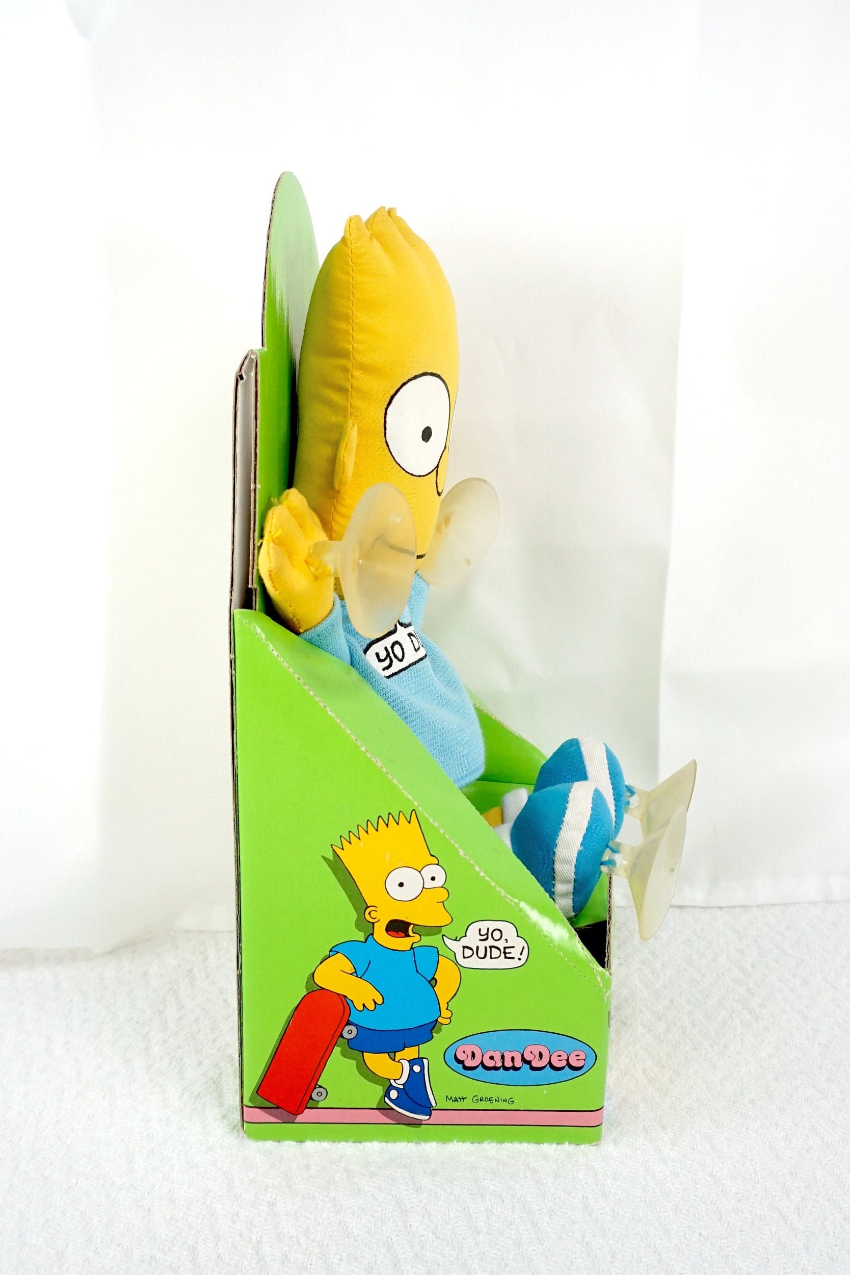 Bart Simpson Dan Dee Stick on Doll: Yo Dude - Etsy