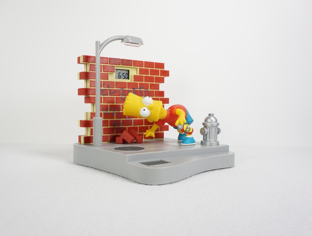 Bart Simpson Talking Alarm Clock, Wesco - Etsy