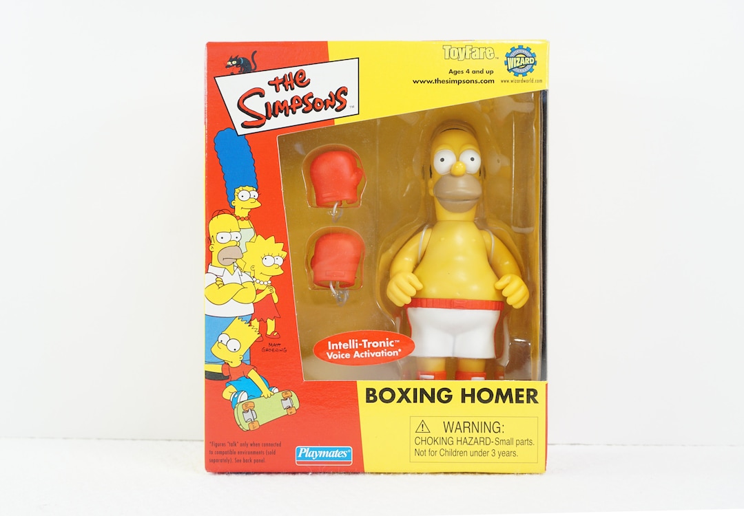 Boxing Homer Simpson WOS Toyfare Exclusive - Etsy