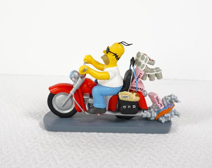 Homer Simpson Motorcycle Sculpture - Etsy