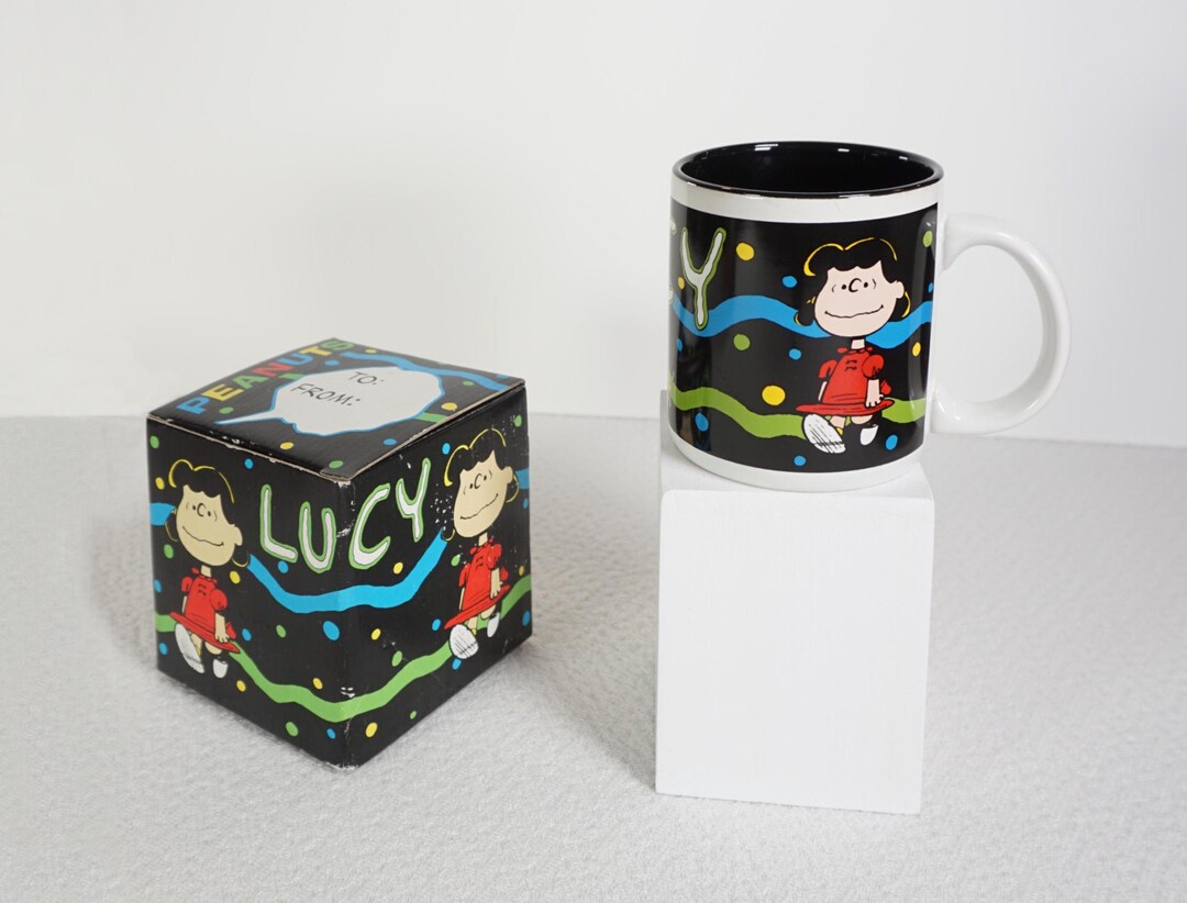 Peanuts Lucy Mug With Matching Gift Box 1994 - Etsy