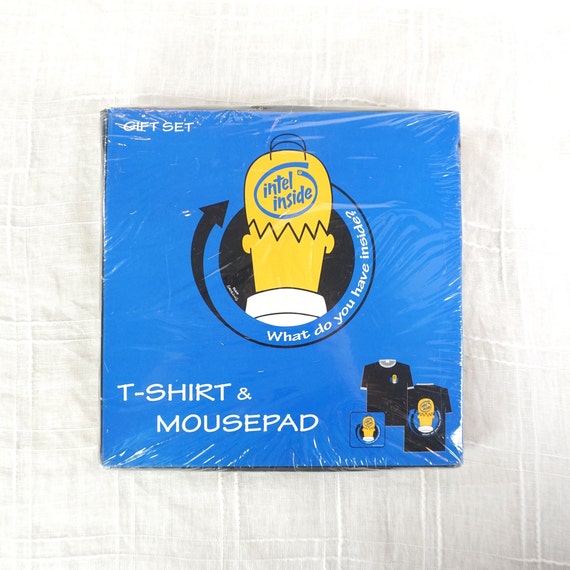 Homer Simpson Intel Inside Pentium II Shirt, Mousepad… - Gem