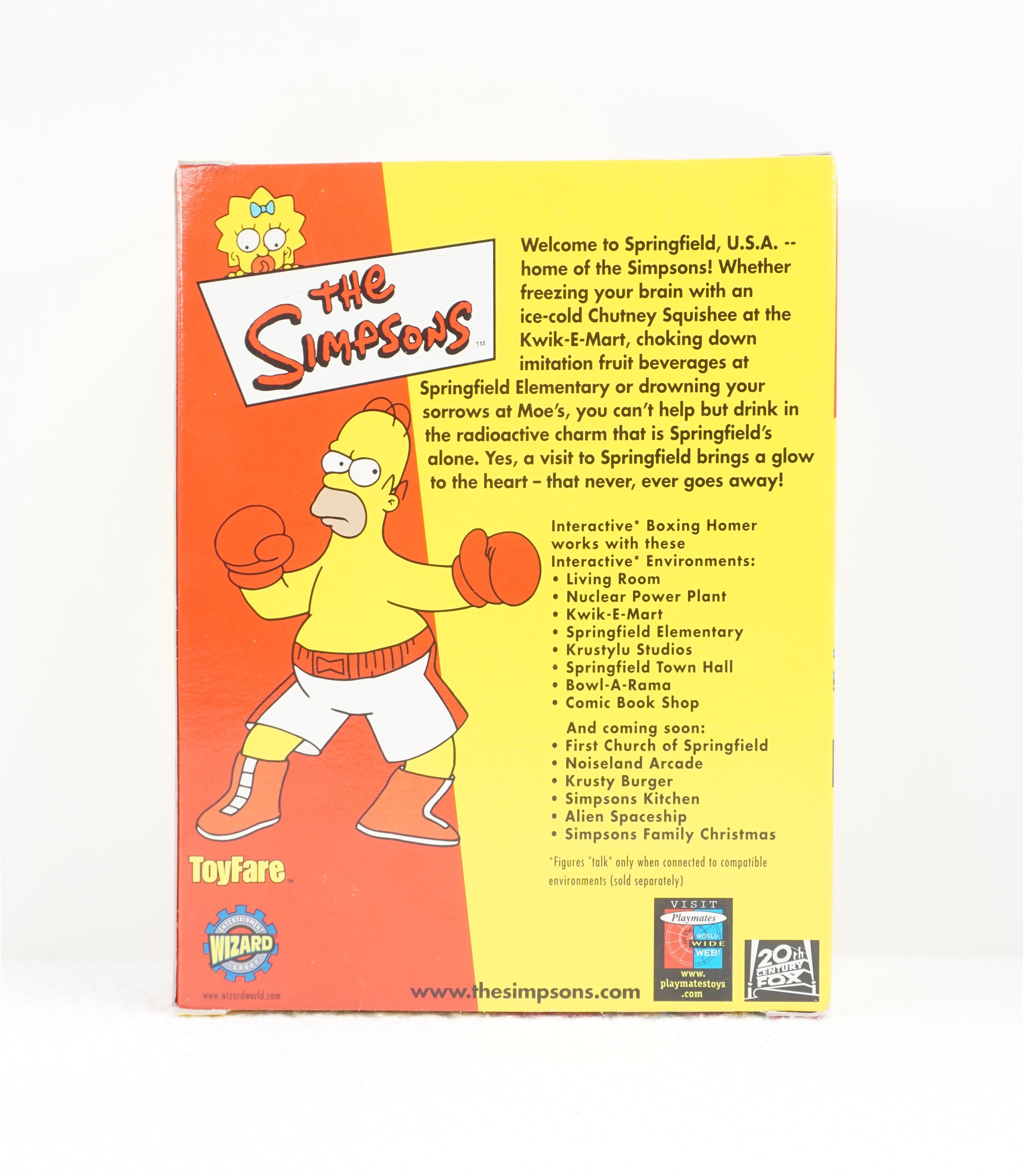 Boxing Homer Simpson WOS Toyfare Exclusive - Etsy